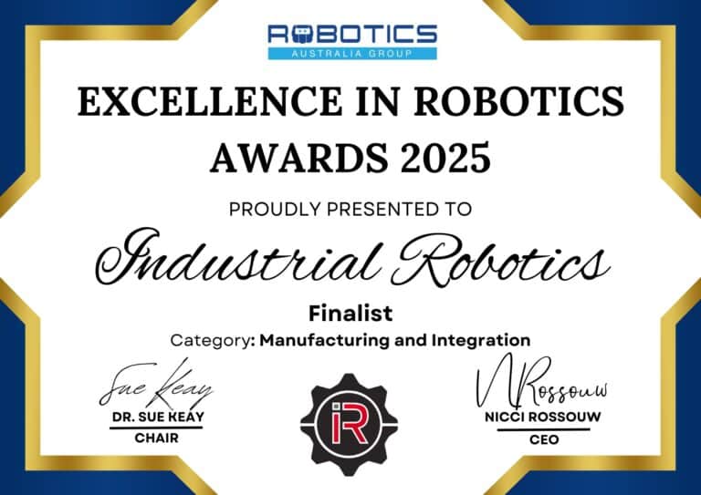 A Robotics Roadmap for Australia Case Study - Industrial Robotics